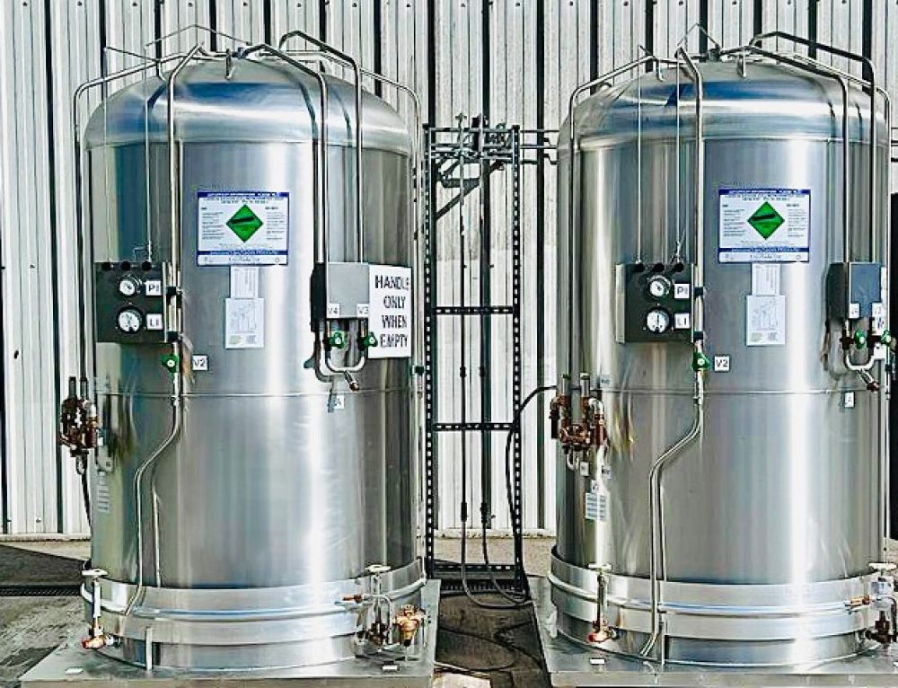 New 2,000 litre Cryogenic tanks have arrived - CryoTanks